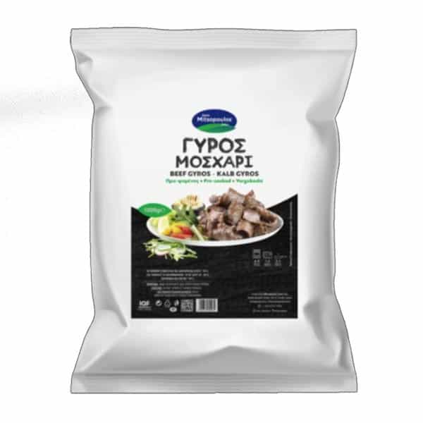 MITSOPOULOS FARM, Beef Precooked Gyros, frozen, in pouch, 1000g ...