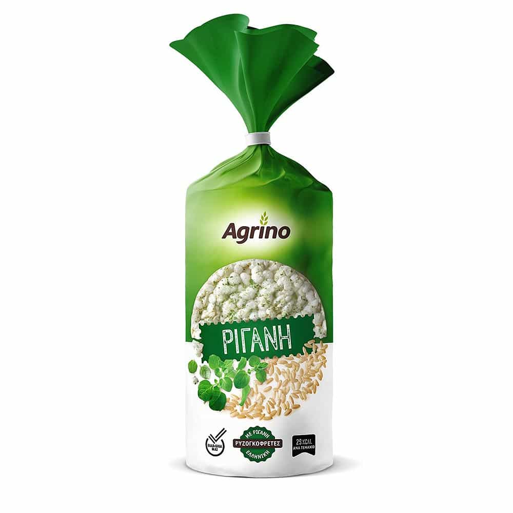 AGRINO Rice crackers with oregano, 100g (Best before 28/04/2026 ...